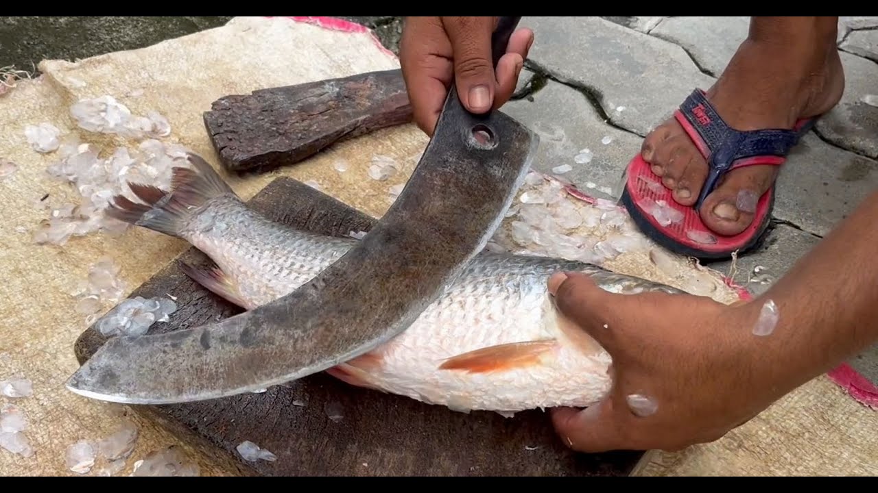 How to cut a fish at home easily & fast - YouTube