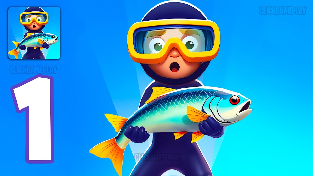 Dive & Cook Gameplay Walkthrough Part 1 - Tutorial Dive Deep Ocean ...