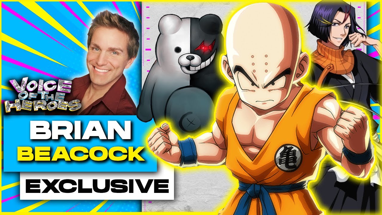 Voice Actor Brian Beacock on Voicing Krillin, Monokuma, Yumichika ...