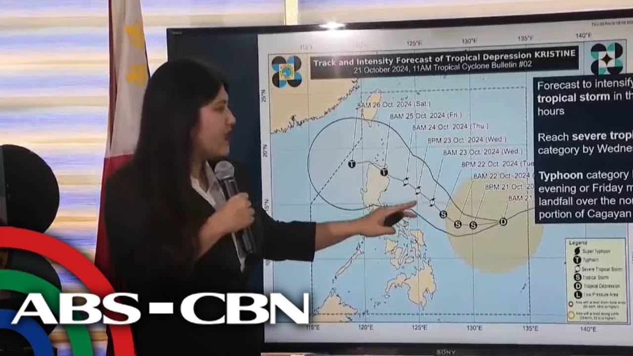 LIVE: PAGASA holds press briefing on Tropical Depression #KristinePH ...