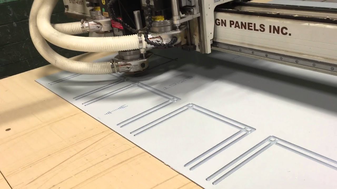 CNC Router table for ACM wall panel !! - YouTube
