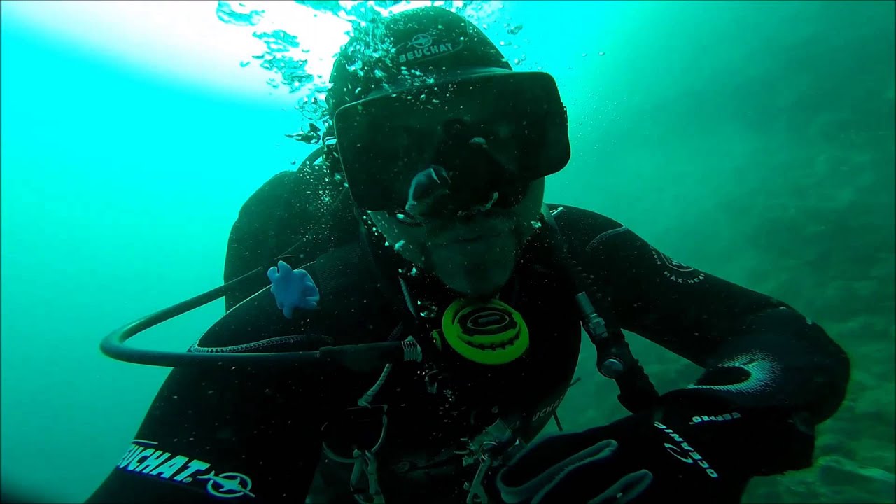 Underwater message:-) - YouTube