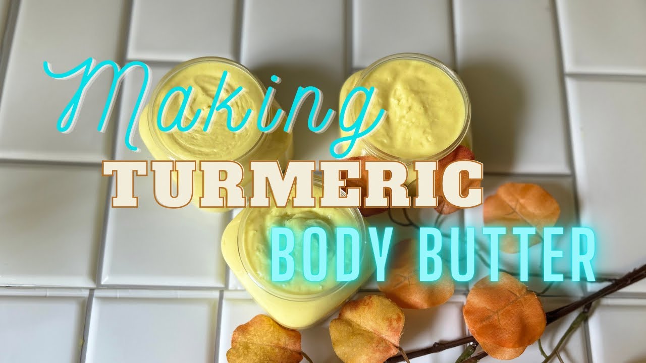 TURMERIC BODY BUTTER| Glowing skin| skin lightening butter - YouTube
