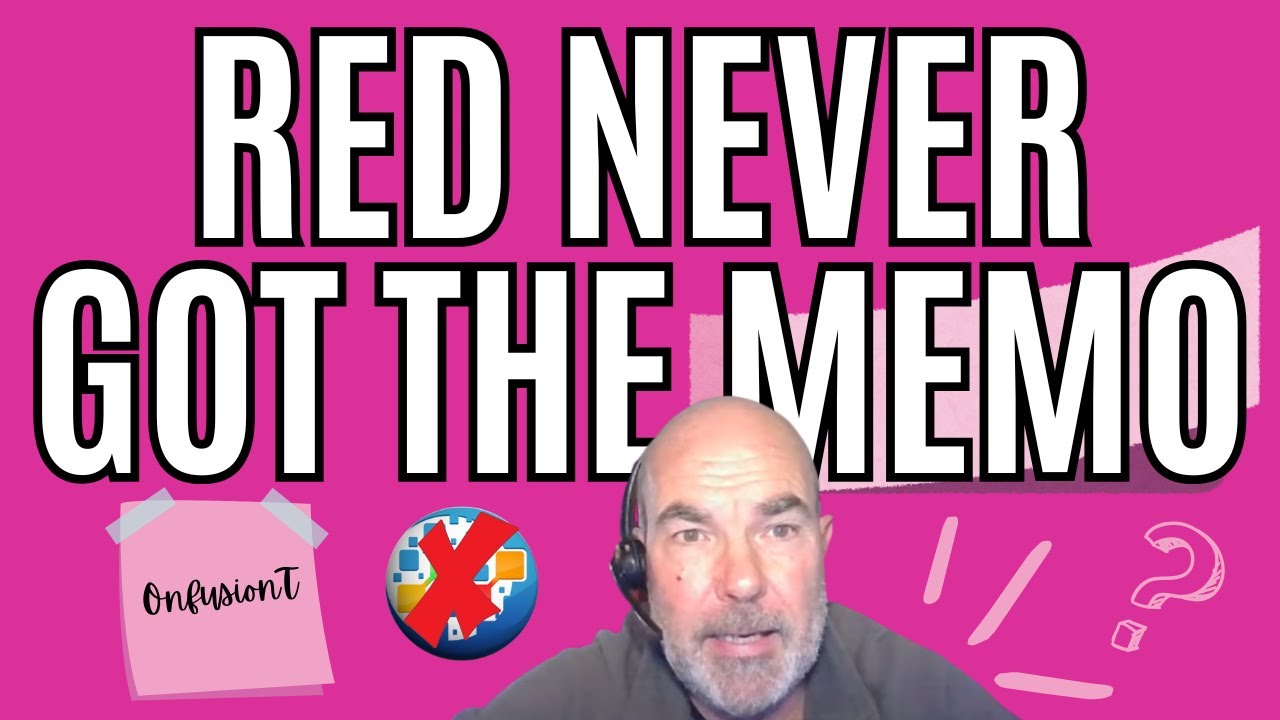 RED REDFERN NEVER GOT THE MEMO... - YouTube