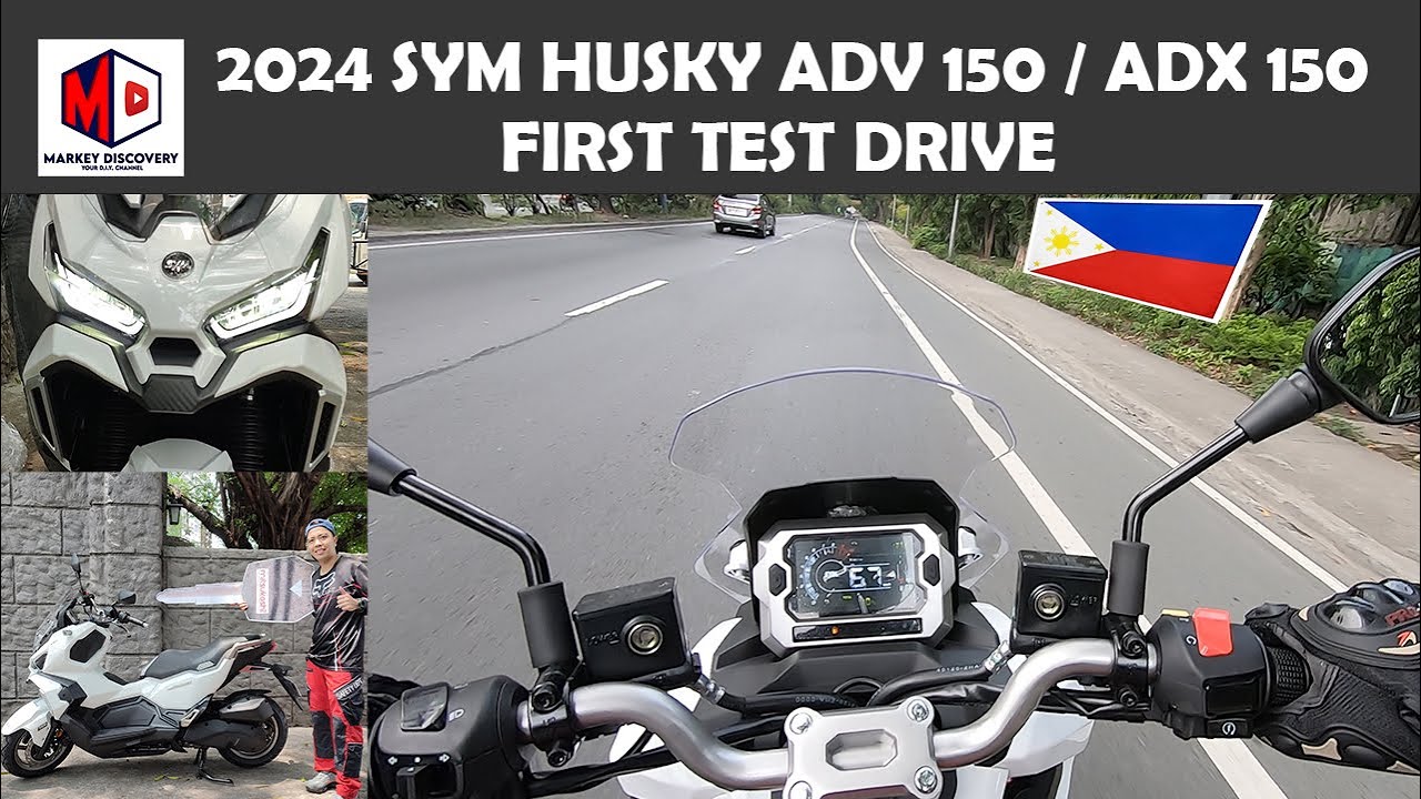 SYM HUSKY ADV 150 2024 FIRST TEST RIDE PHILIPPINES | TEST RIDE HUSKY ...
