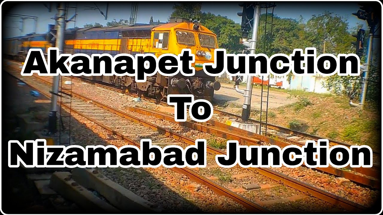 "Scenic Train Journey Route: Akanapet Junction to Nizamabad Junction ...