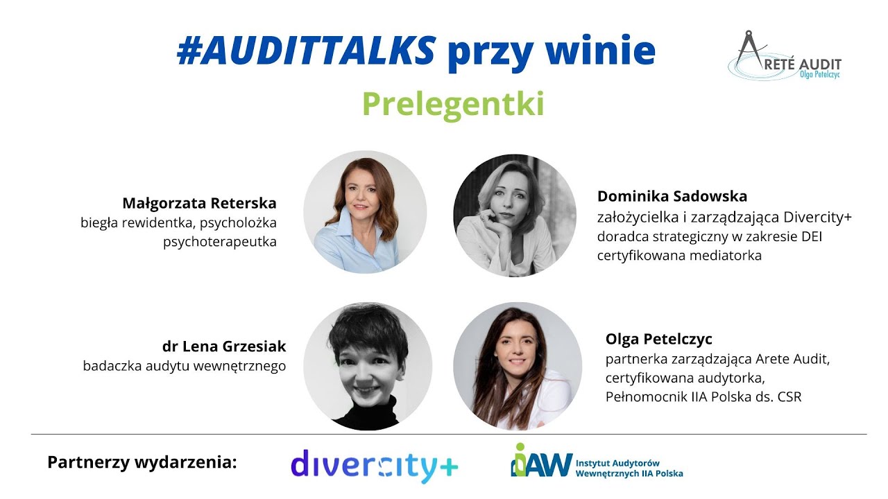 #AUDITALKS przy winie - w trosce o samych siebie - BHP zdrowia ...
