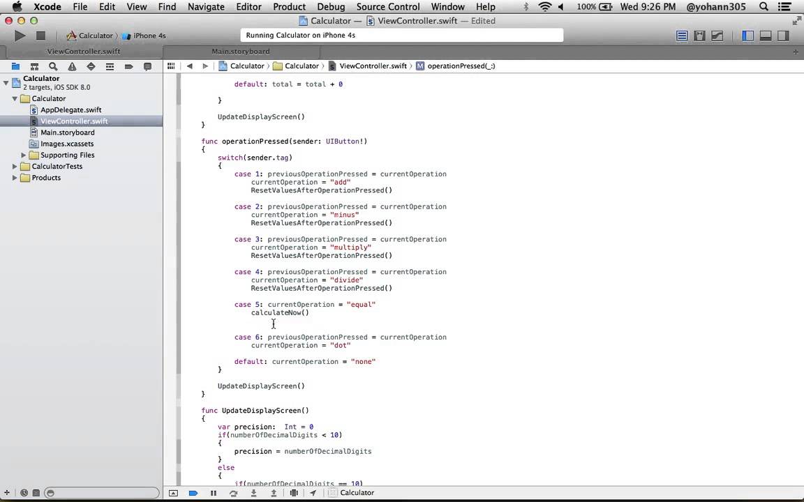 Swift programming language for Cocoa and Cocoa Touch - Section5 Part30 - AppsFresh - YouTube