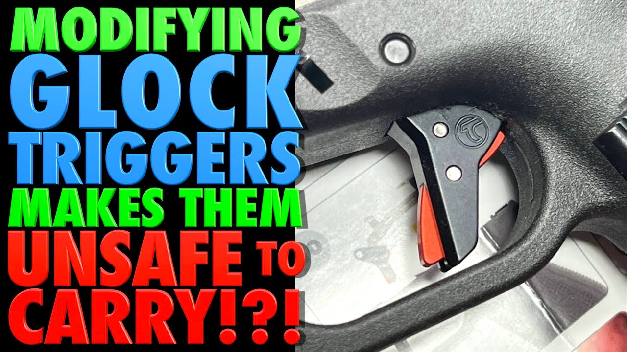 Modifying GLOCK Triggers Makes Them TOO DANGEROUS to Carry? - YouTube