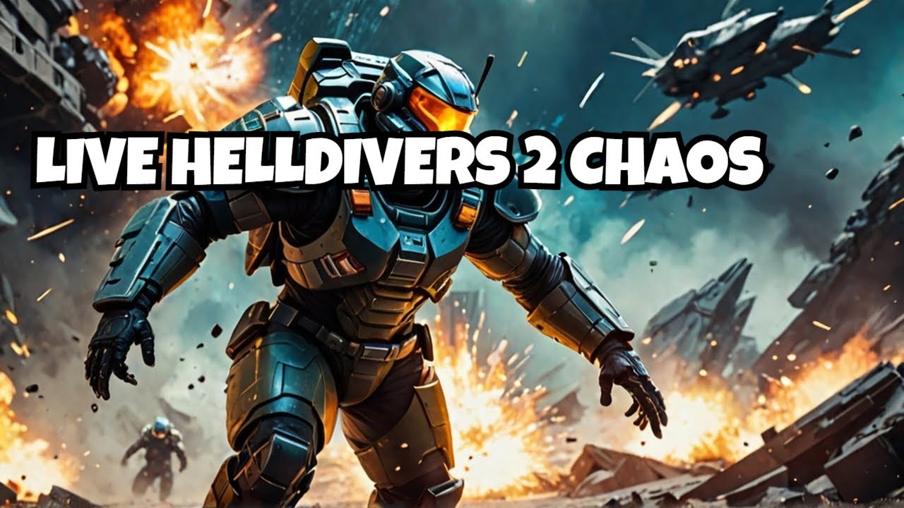 Nerve-wracking Helldivers 2 live session - YouTube