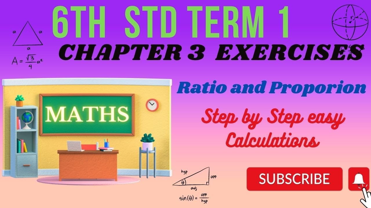 TN 6th Std Maths Term1 Chapter3 Full Exercises Ratio And Proportion TN 6th Std Maths Term1 Chapter3 Full Exercises Ratio And Proportion