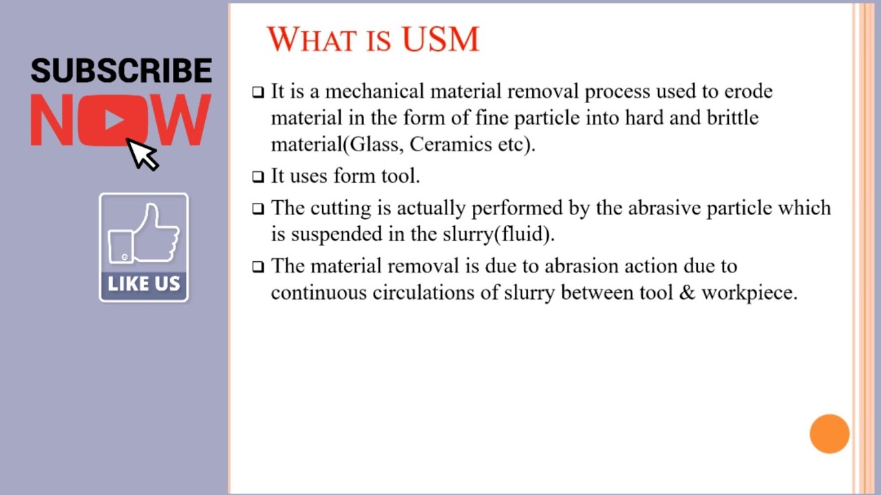 Ultrasonic Machining(USM) Process - YouTube