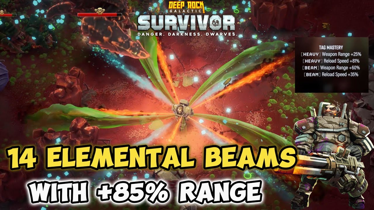 Transforming The Gunner to A Driller ! 14 Beams : Acid, Fire, Cryo ...