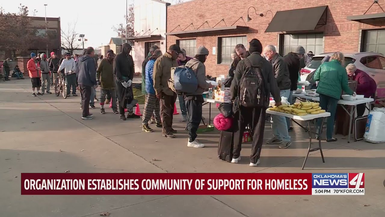 Organization creates community for homeless - YouTube