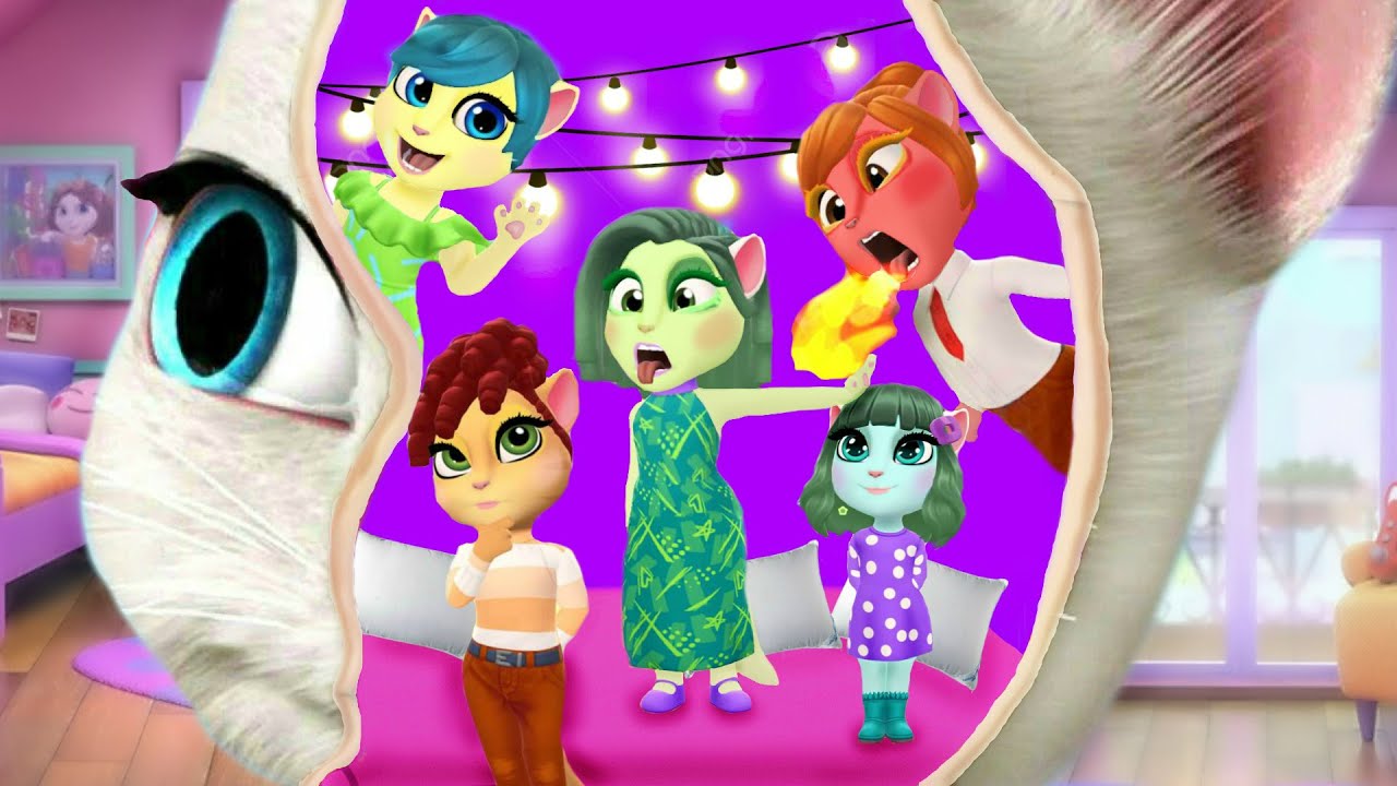 Inside Out 2 || Who Iives In Angela's Head || My Talking Angela 2 - YouTube