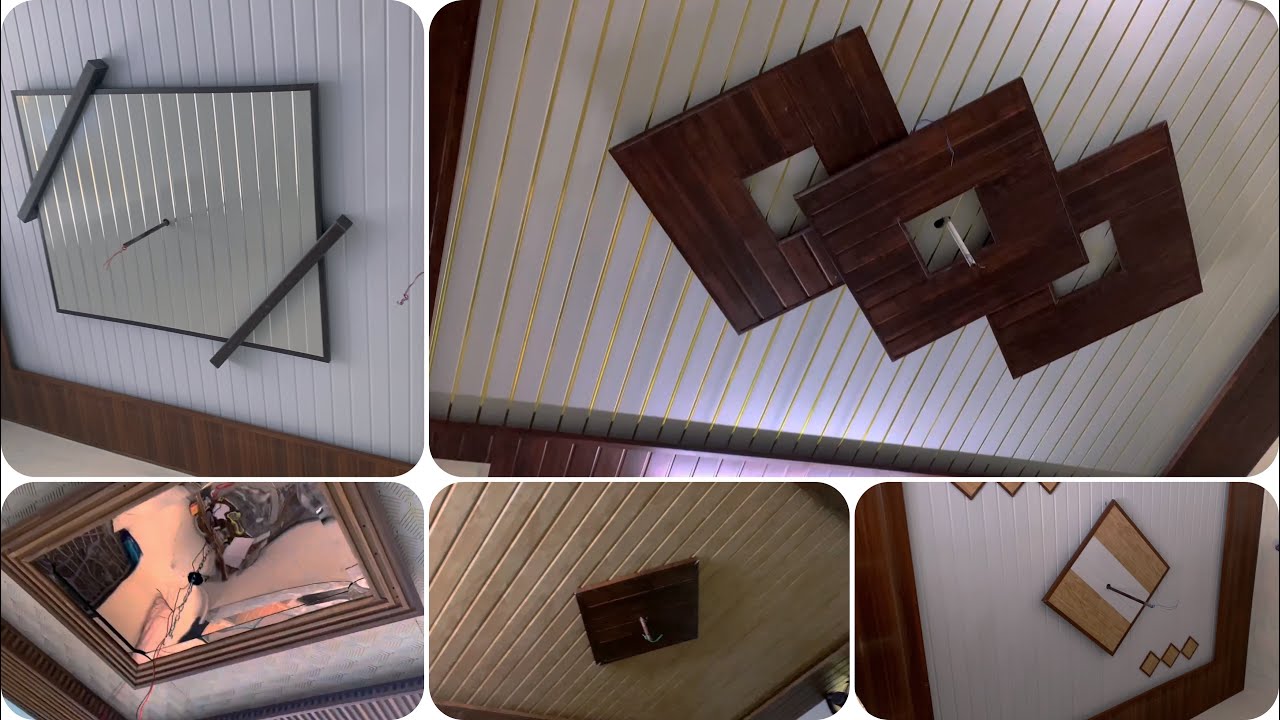 5 PVC CEILING DESIGN FOR BEDROOM DINING AND HOLE - YouTube