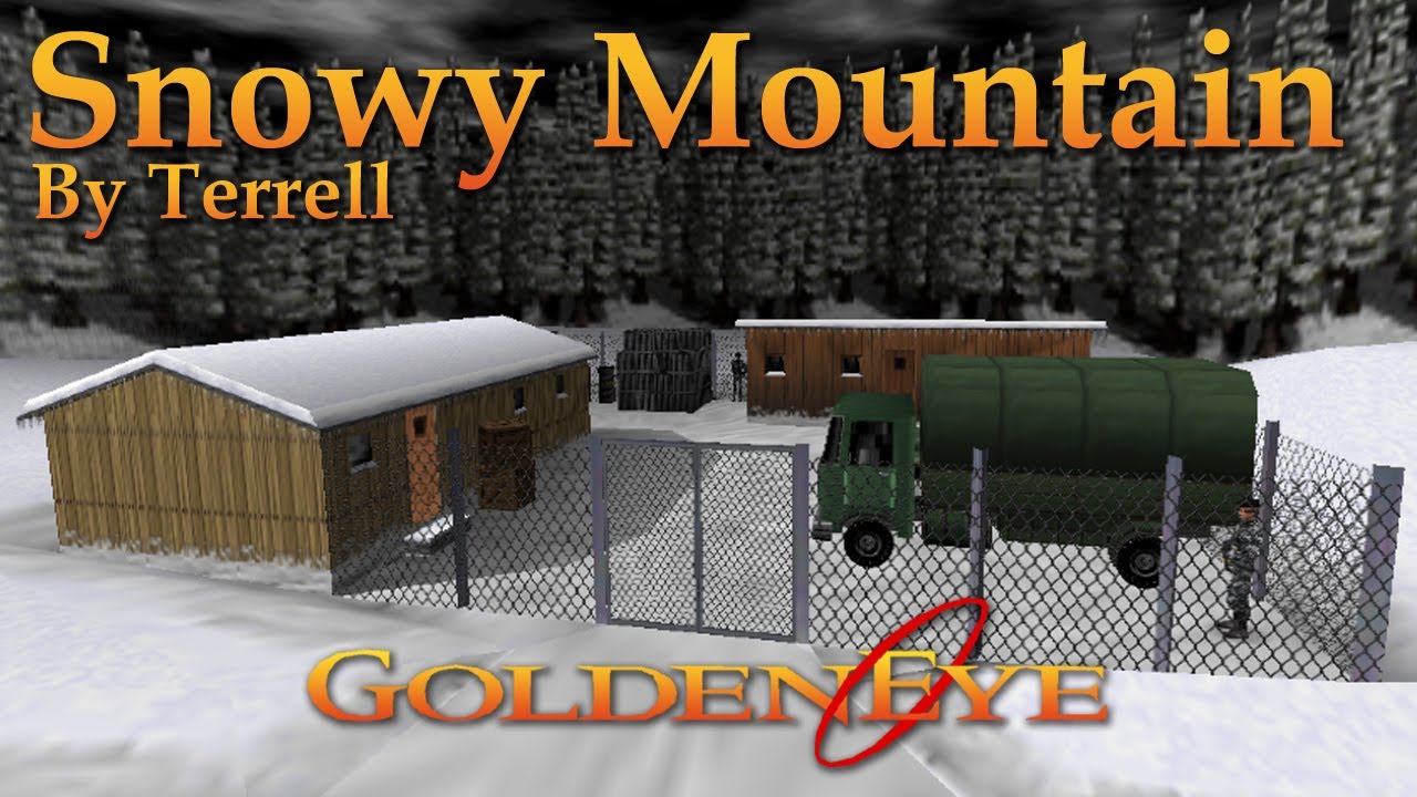 GoldenEye 007 N64 Custom Level - Snowy Mountain - YouTube