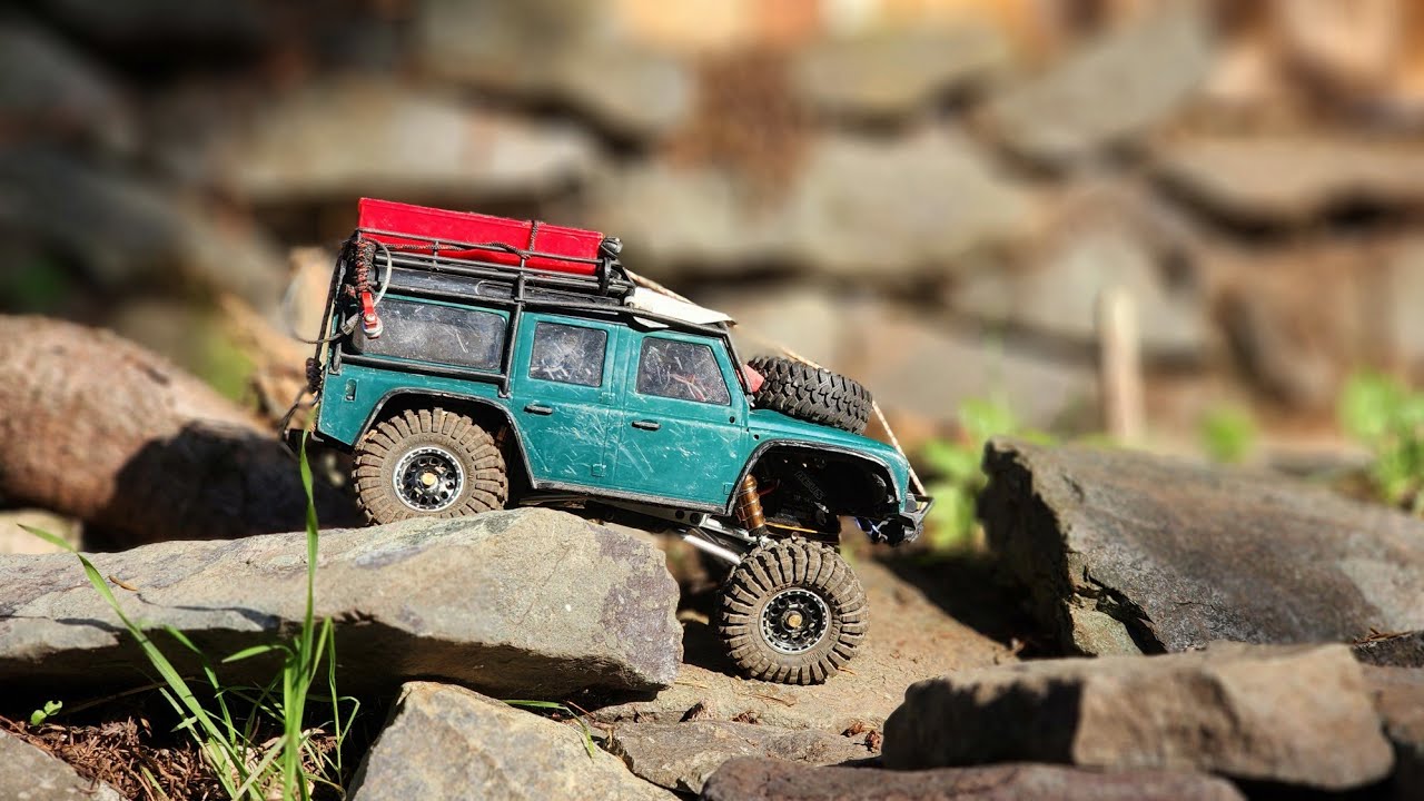 Traxxas Trx4m - Meus LCG Defender - YouTube