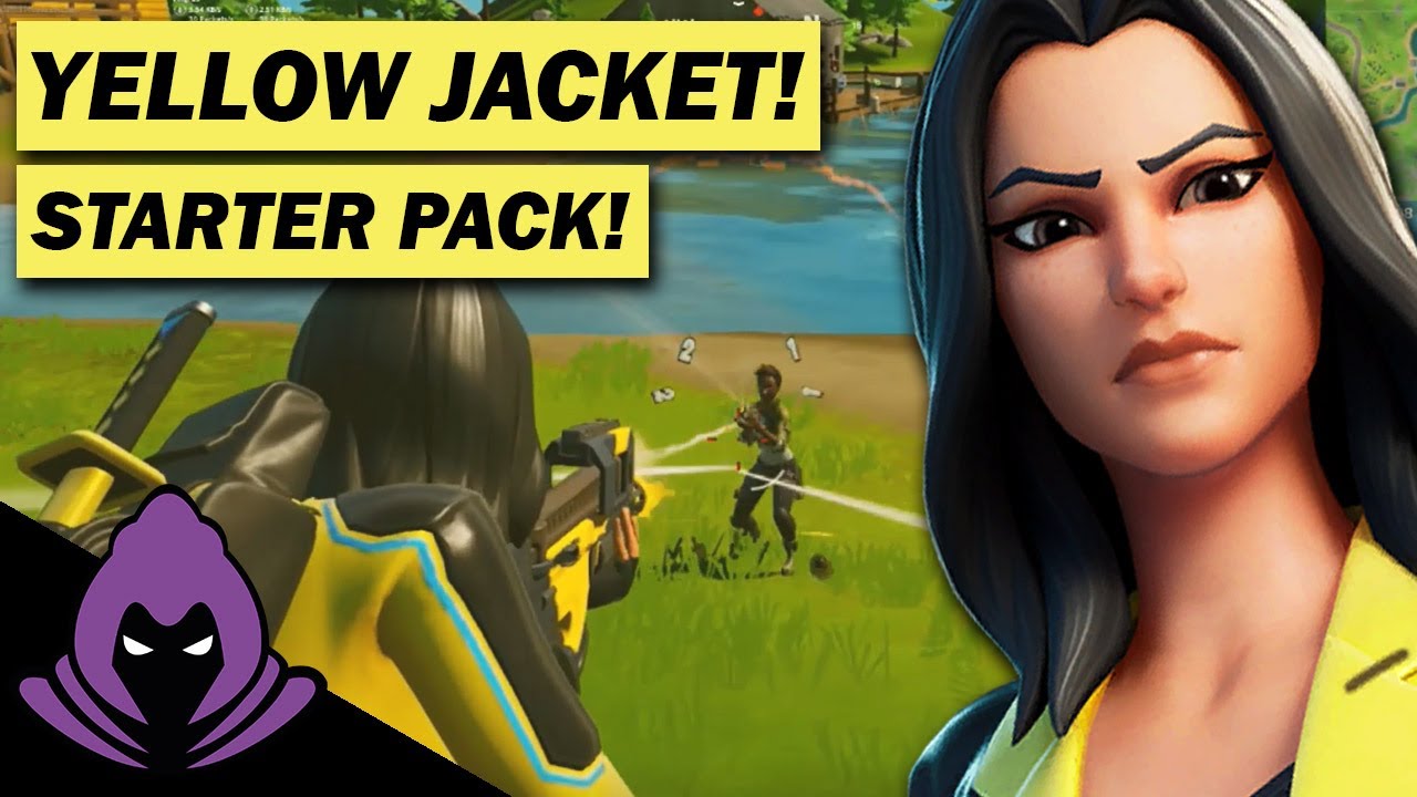 *NEW* YELLOW JACKET STARTER PACK! (Fortnite) - YouTube