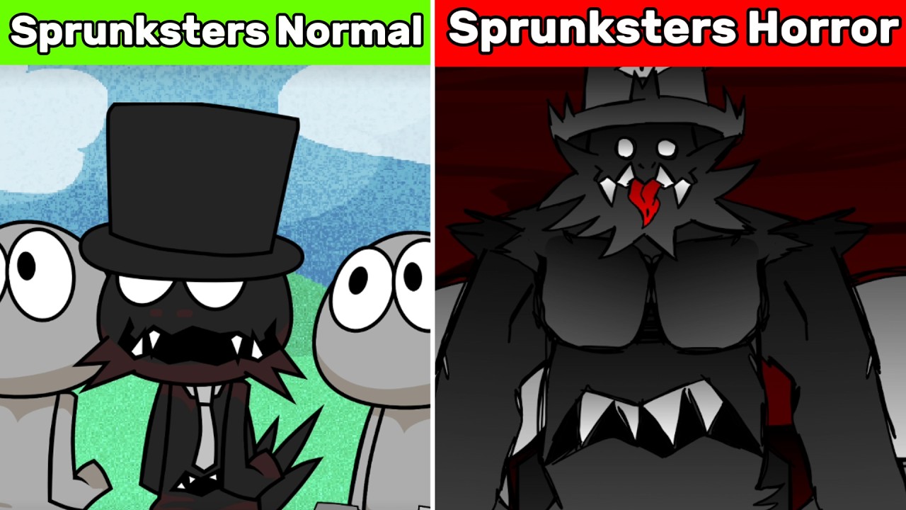 NEW MOD! Incredibox - Sprunksters Normal VS Horror - YouTube