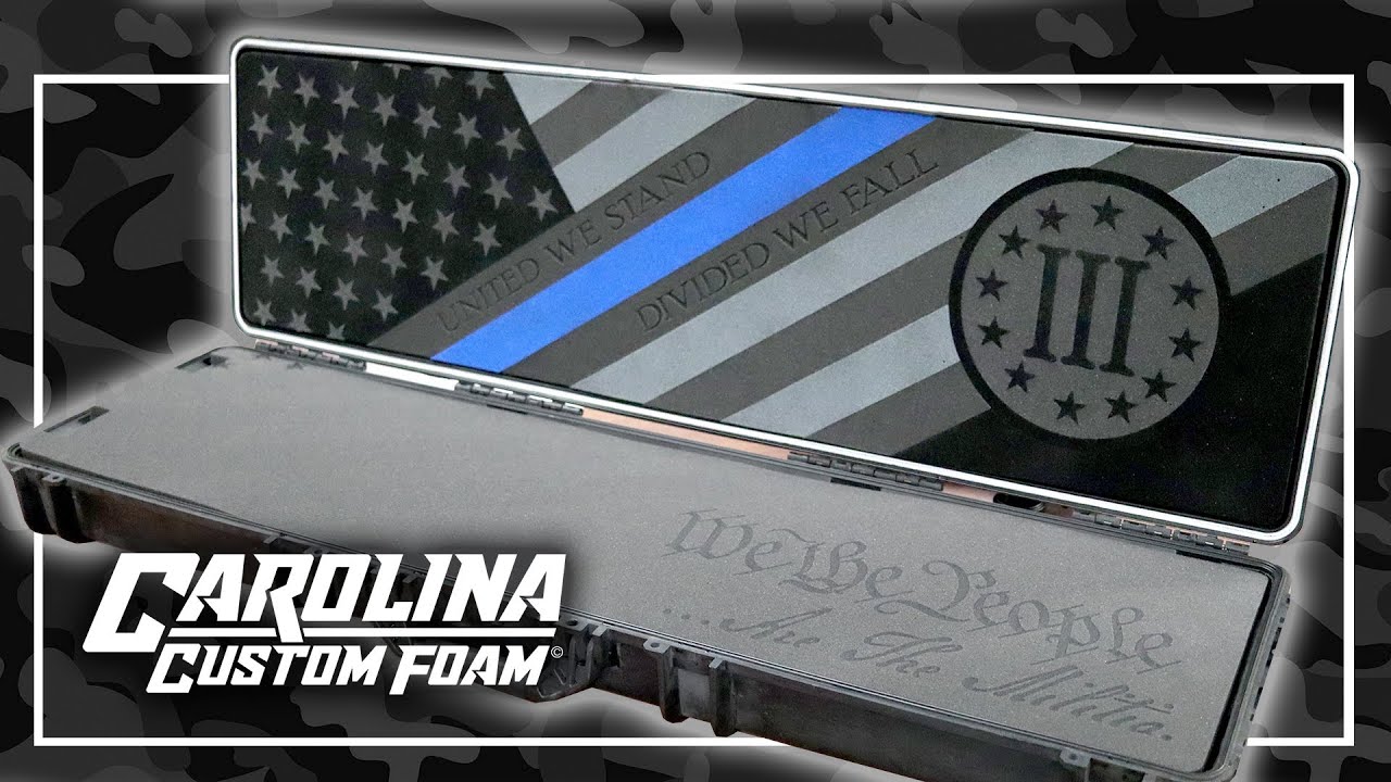 Semi-Customizable Long Rifle Case from Carolina Custom Foam - YouTube