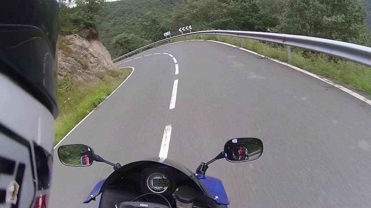 Steady Run down a mountain road - Picos De Europa - YouTube