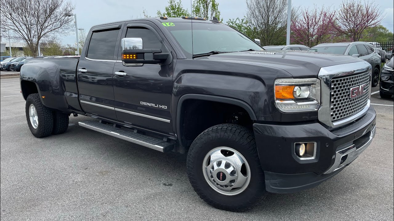 2016 GMC Sierra 3500HD Denali Dually Duramax POV Test Drive & Review # ...
