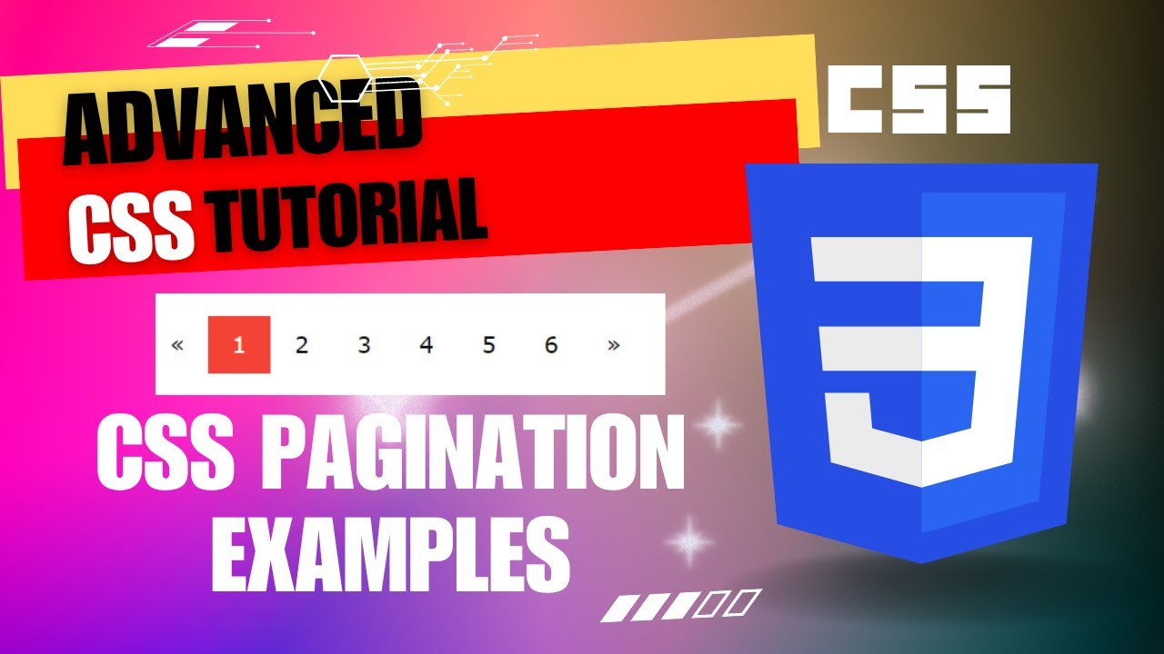 Css Pagination How To Use Css Pagination Advanced Css Tutorial 2230
