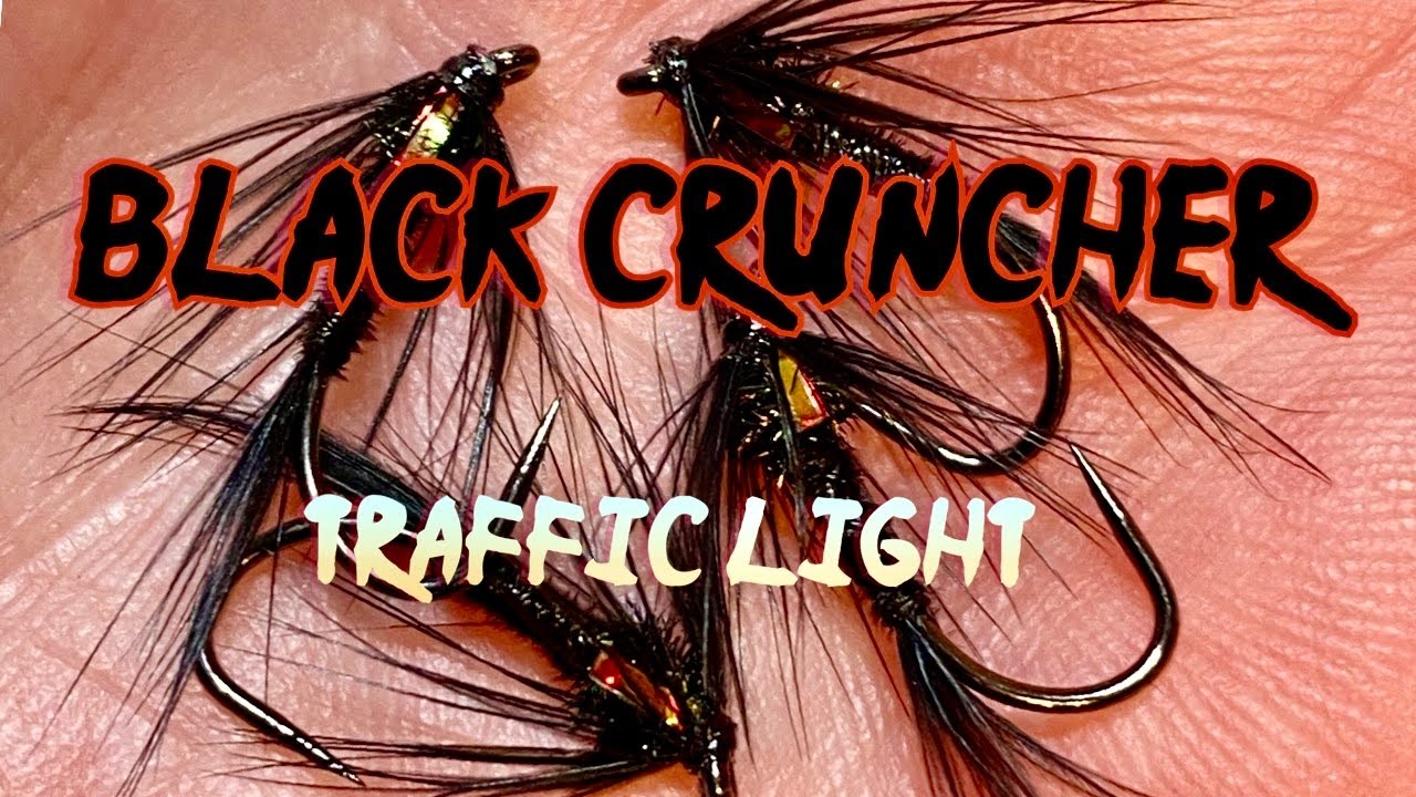 Fly Tying - The Black Cruncher - YouTube