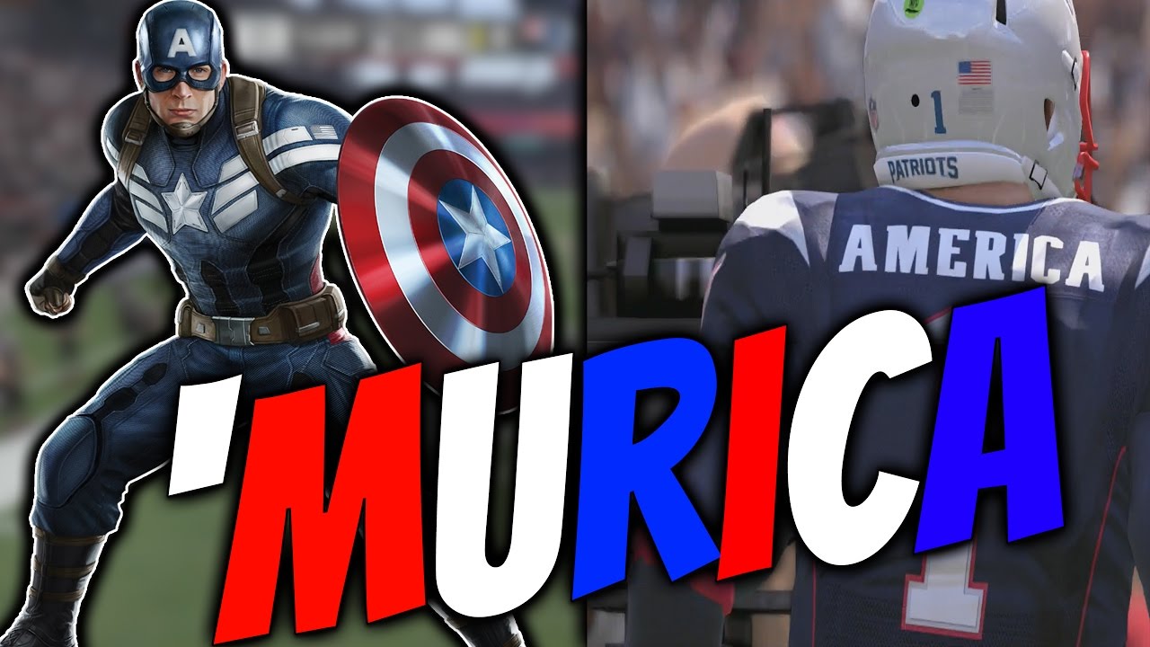 WHAT IF CAPTAIN AMERICA WERE A QB IN THE NFL? Feat. Cross-Bones and ...