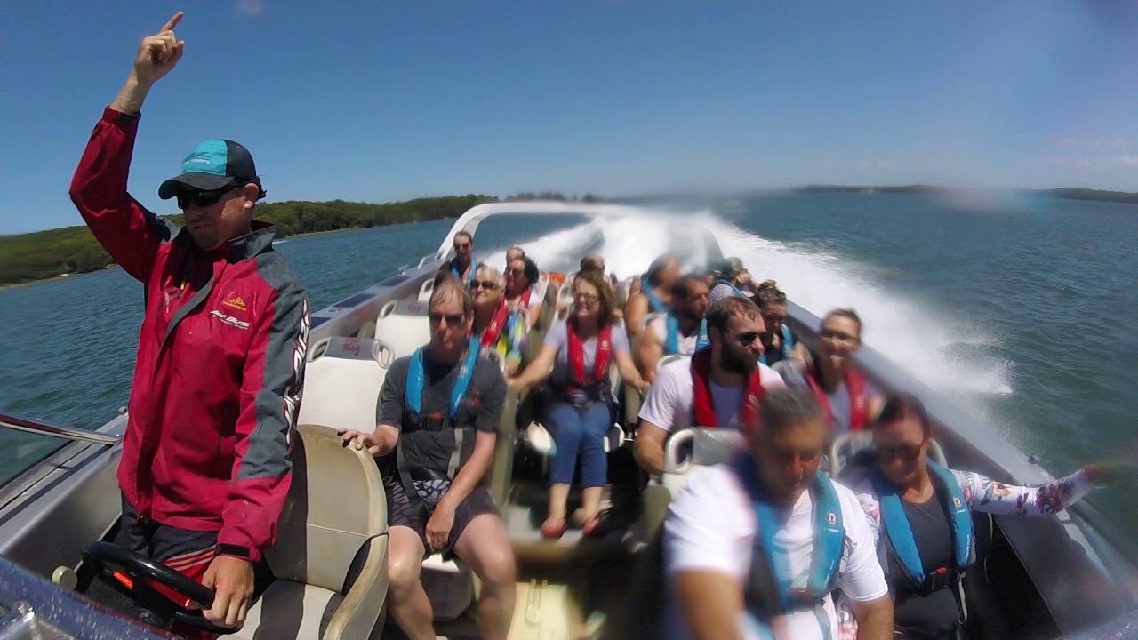 Jet Boat Australia - Largest Lake in Australia - Jet Boat Thrill - YouTube