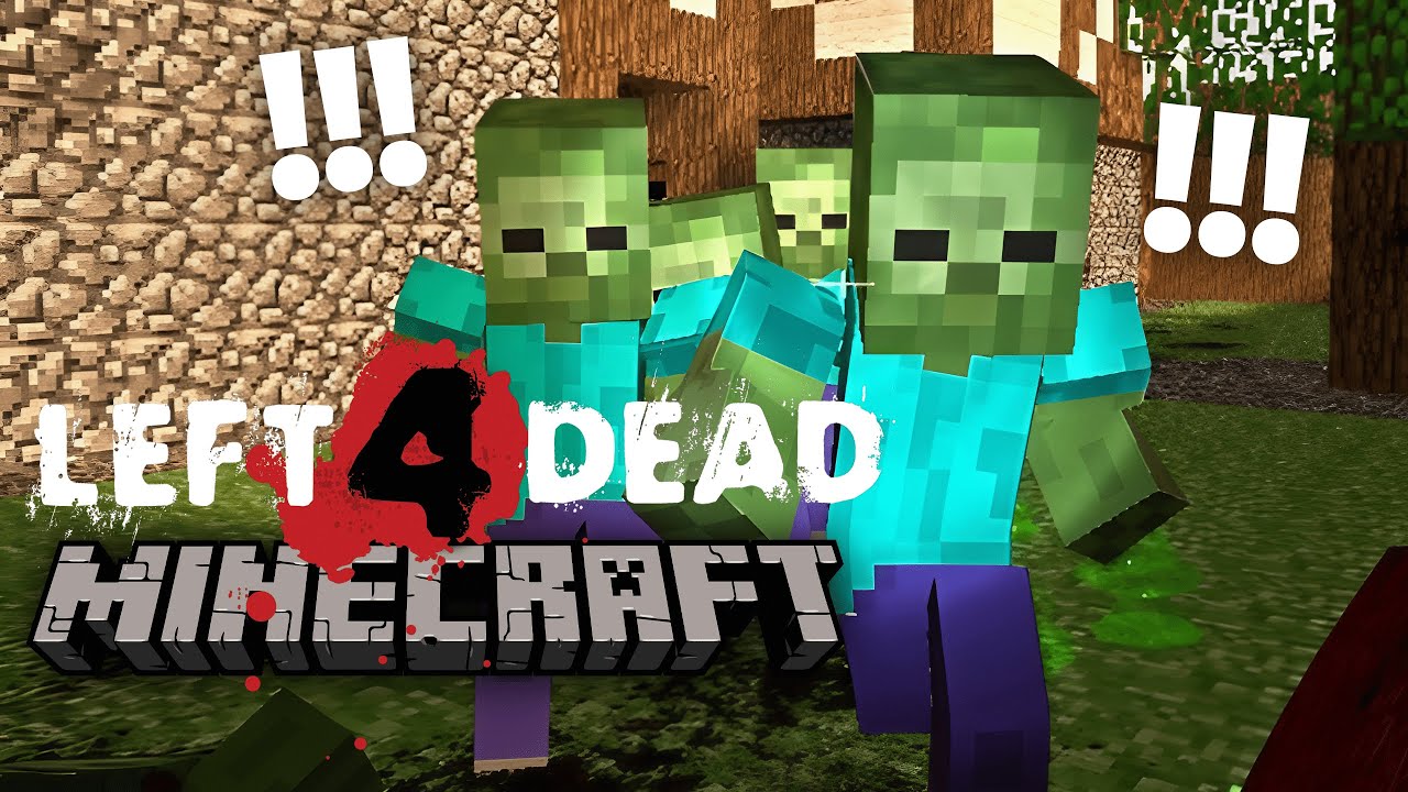 Este MOD de LEFT 4 DEAD 2 trae ZOMBIES de MINECRAFT!! - YouTube