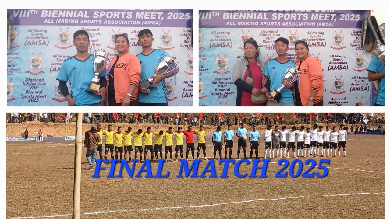 All Maring Amsa Sports Meet 2025 Mens Football Final Match Mayam ...