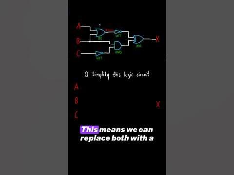 Logic circuit simplification - YouTube