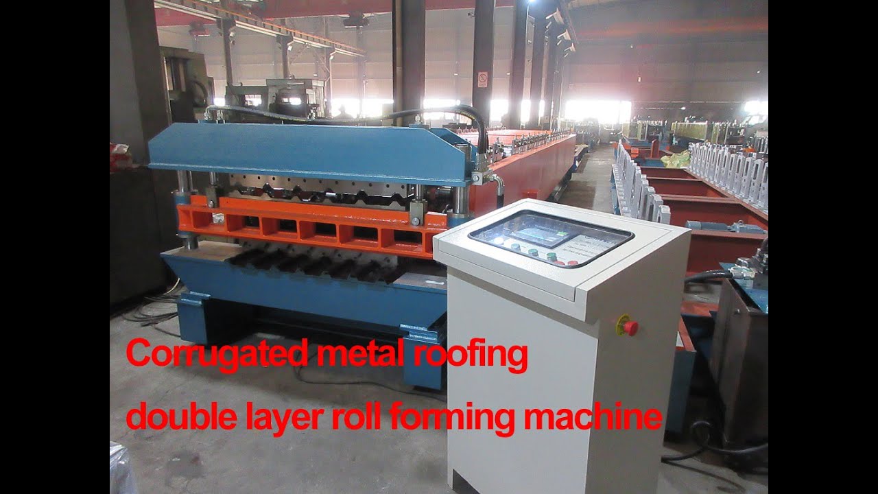 Zhongyuan double layer roll forming machine | Down layer |2023 year ...