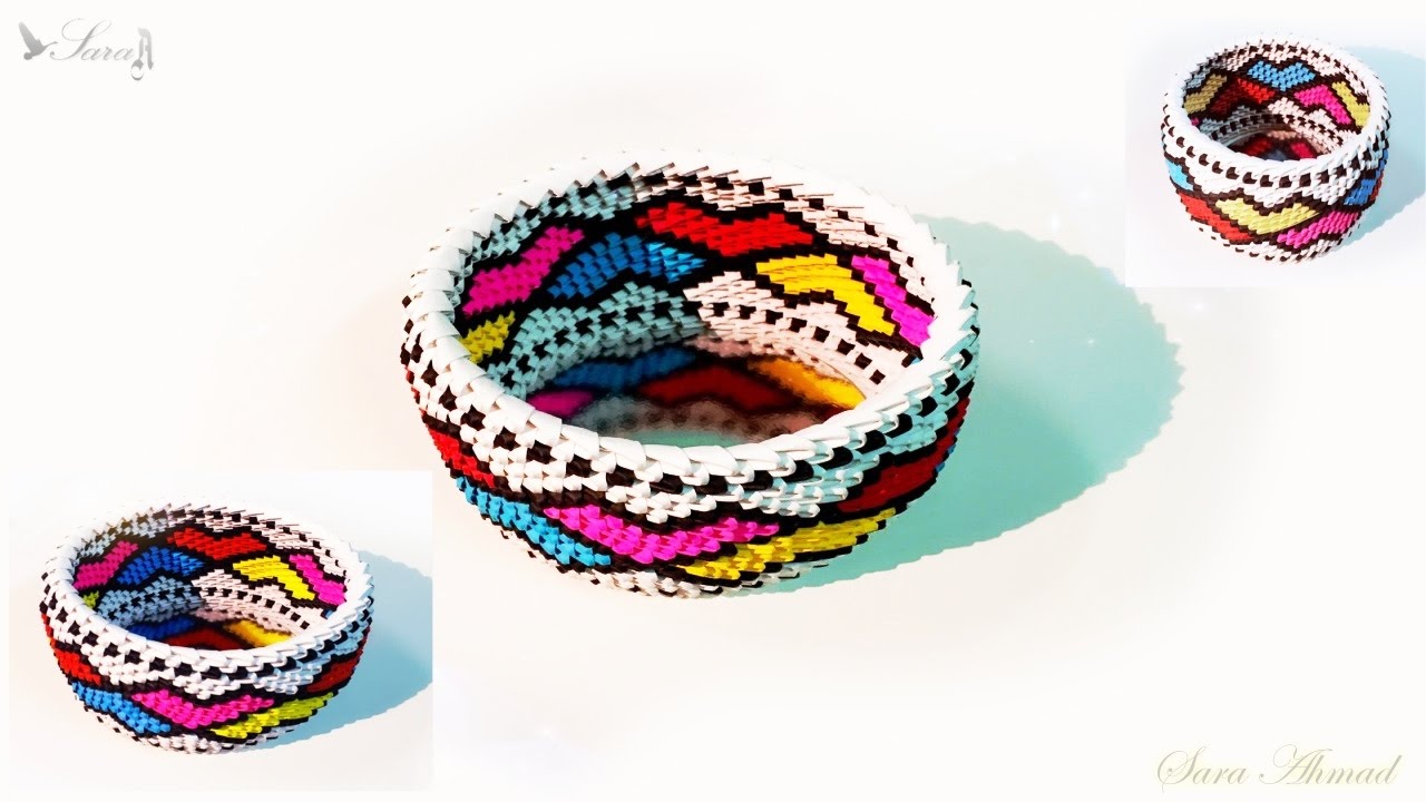 How to make 3d origami Box 13 - YouTube