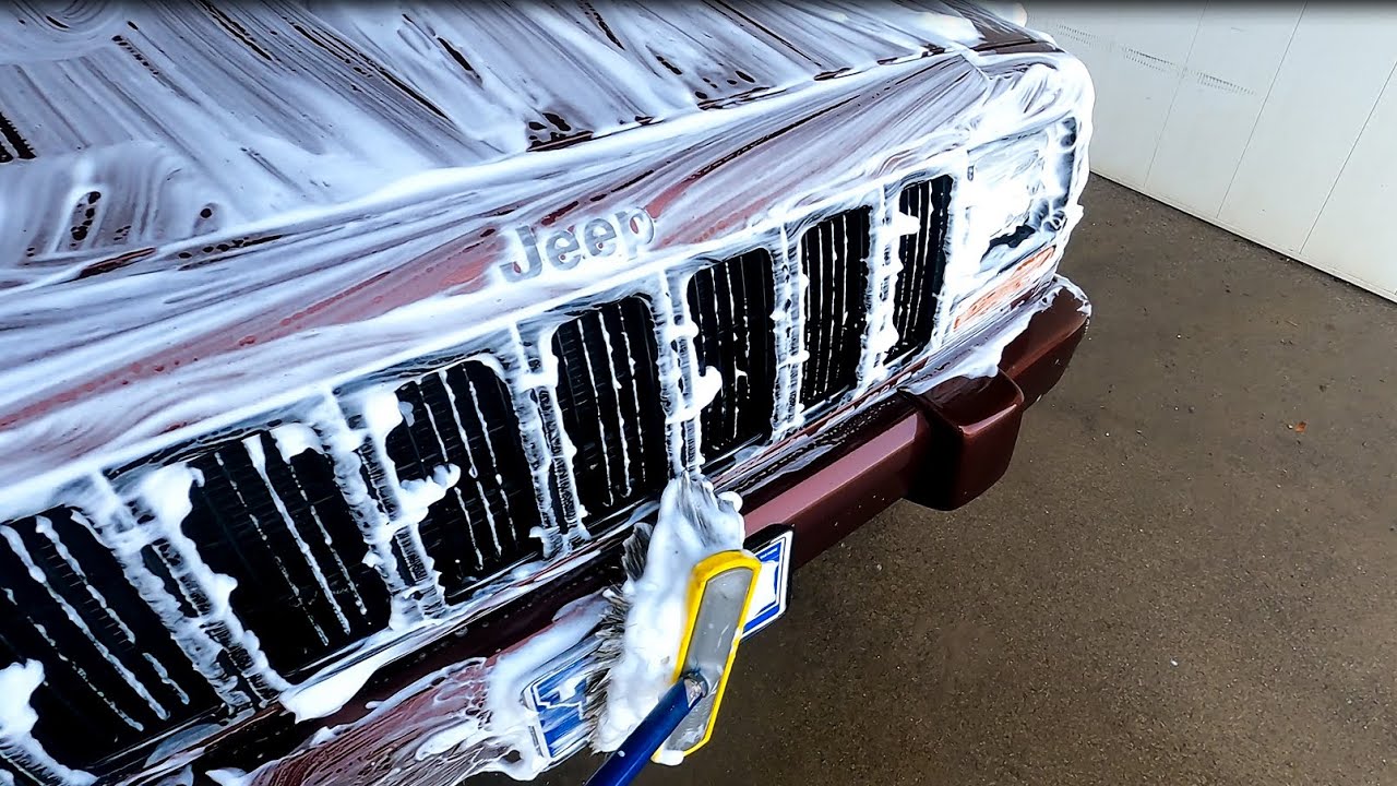 Washing Jeep Cherokee (POV) - YouTube