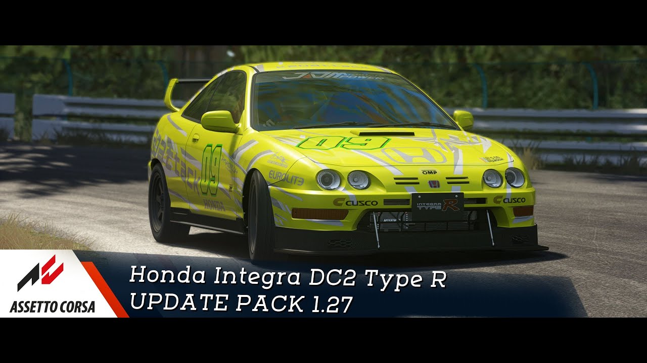 Assetto Corsa - Honda Integra Type-R (DC2) 18PACK - UPDATE 1.27 - YouTube