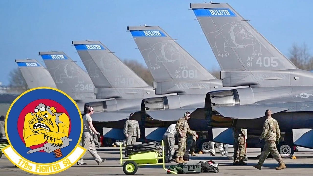 Bulldogs, USAF. Powerful F-16 Fighting Falcon fighters in action. - YouTube