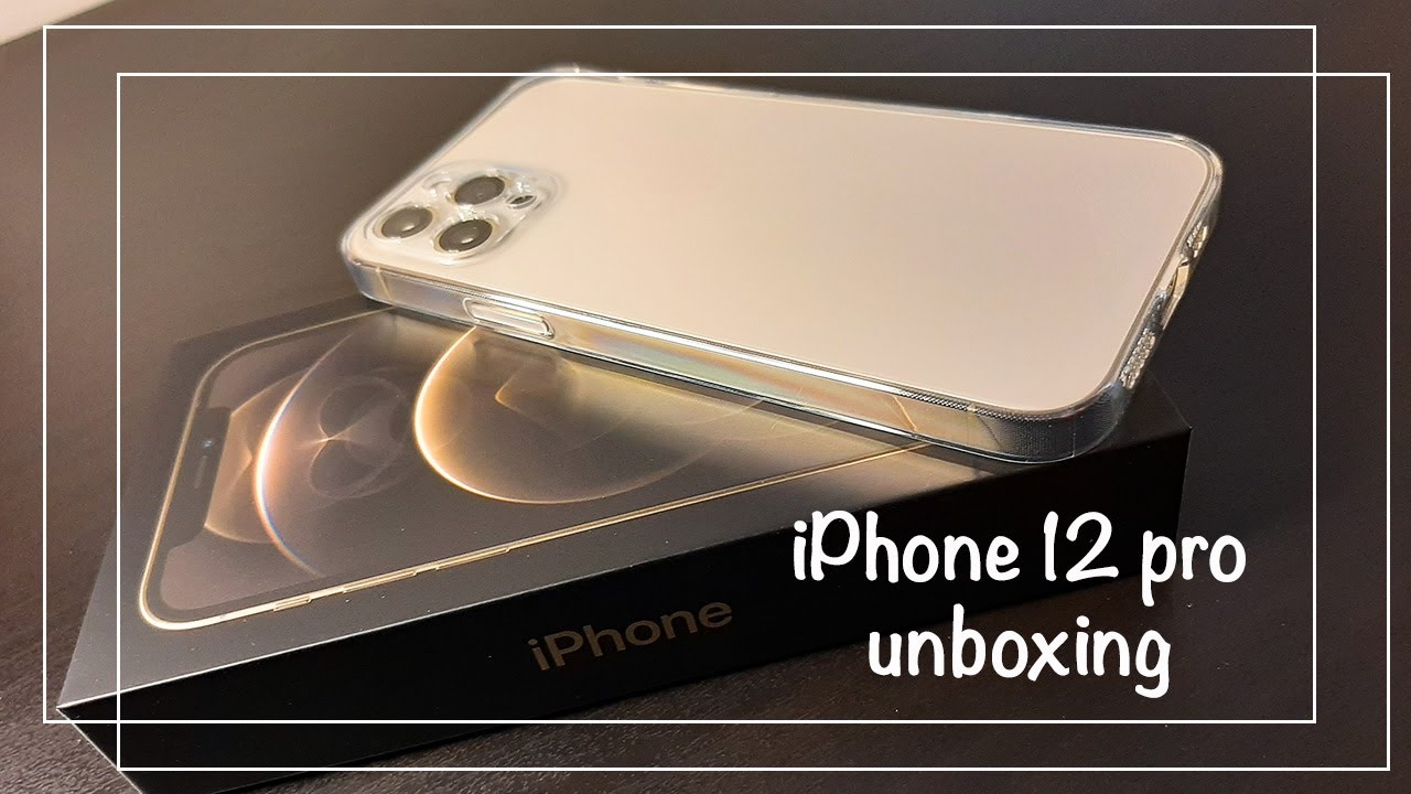 iPhone 12 Pro || Unboxing || Gold - YouTube
