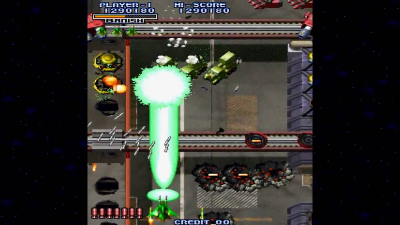 [HD] Cyvern Stage 3 1998 Kaneko Mame Retro Arcade Games - YouTube