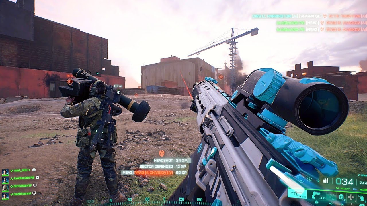 M5A3 Assualt rifle in Control MODE is Awesome... BATTLEFIELD 2042 - YouTube