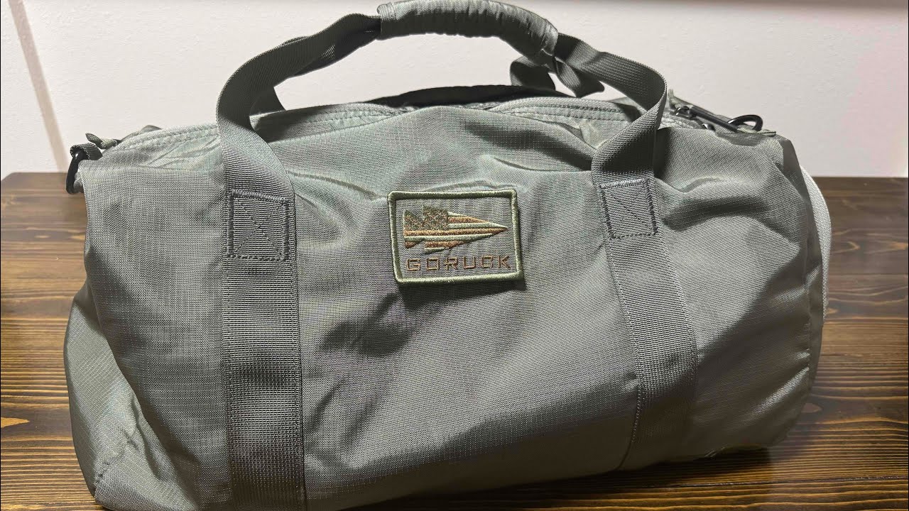 GORUCK 30L Riptstop Robic Gymbag in Earth Orange - YouTube