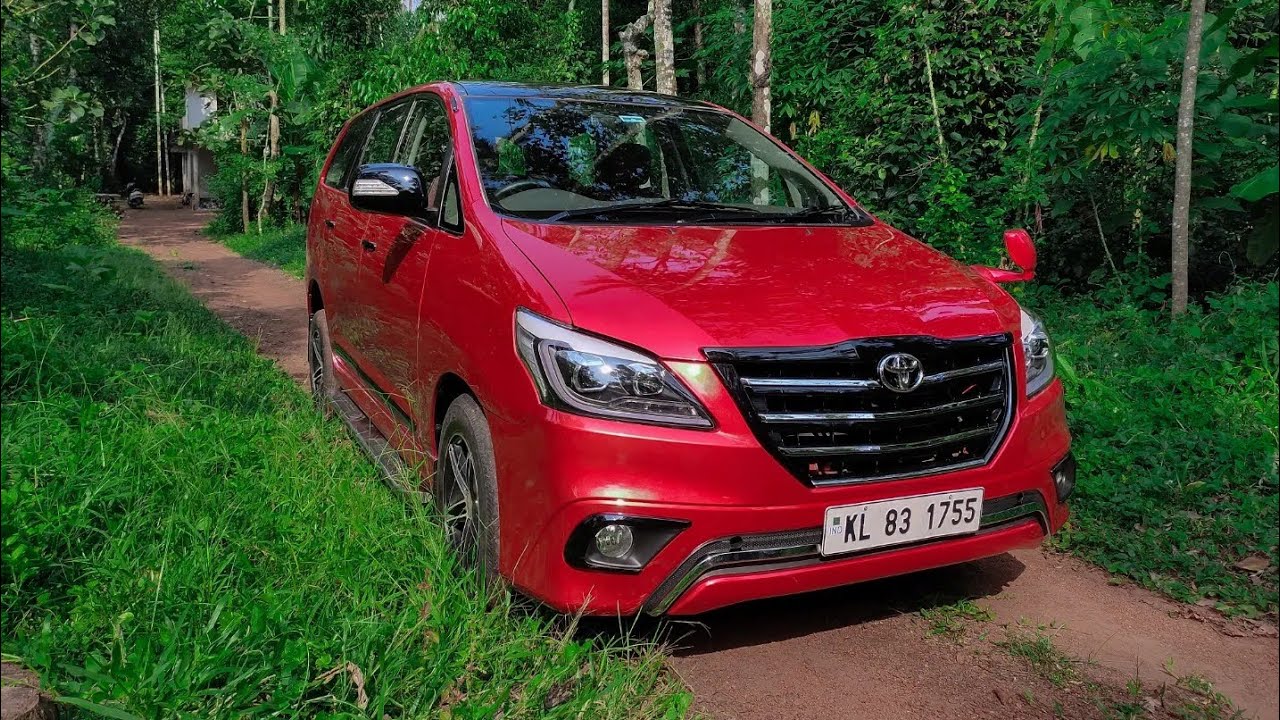 Red innova completed | seat work - YouTube