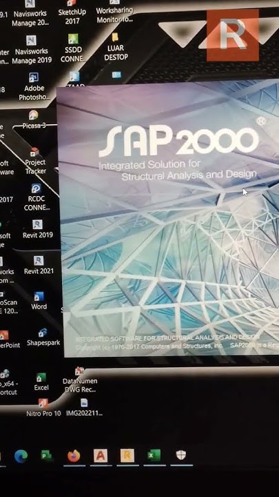 Cara Mudah Buka Software Sap2000 - YouTube