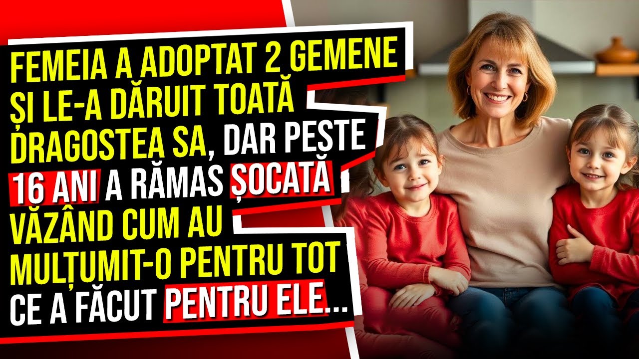 Femeia a Adoptat 2 Gemene și le-a dăruit toată Dragostea sa, Dar peste ...