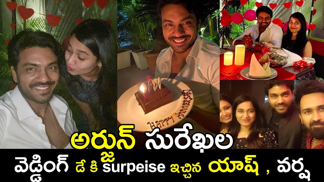 ash master, Vasha surprised Arjun ambati, Surekha on their wedding day ...