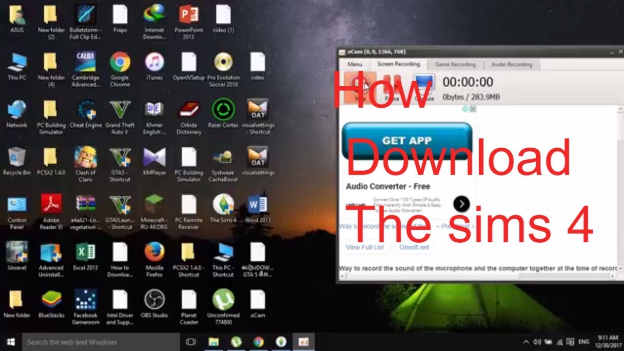 How to Download The Sims 4 For pc speak khmer - YouTube