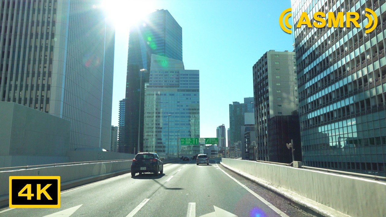 ASMR Tokyo Met. Expressway 4K drive Route C2 首都高ドライブC2(首都高速中央環状線)周回 ...