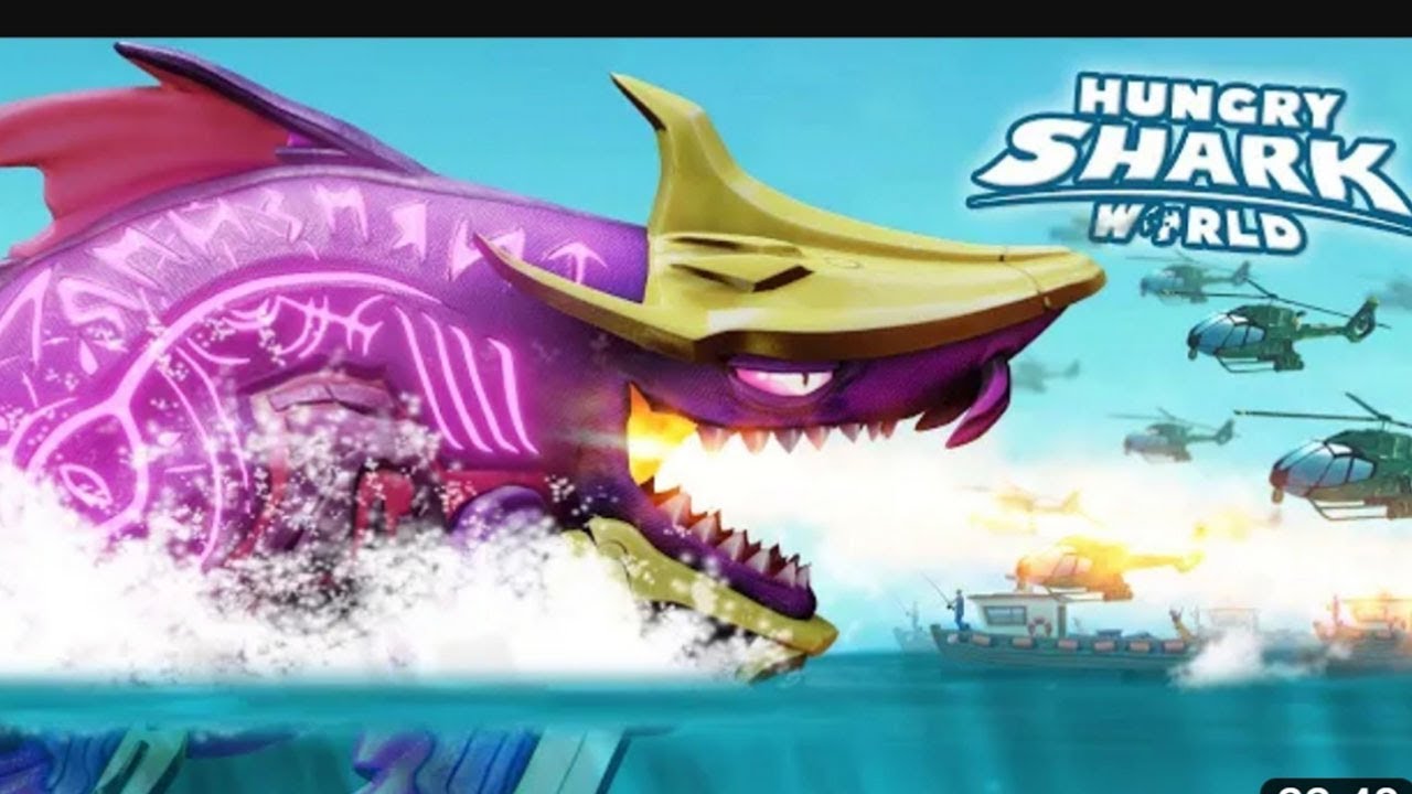 NEW DARK MAGIC SHARK! UPDATE! | Hungry Shark World - YouTube